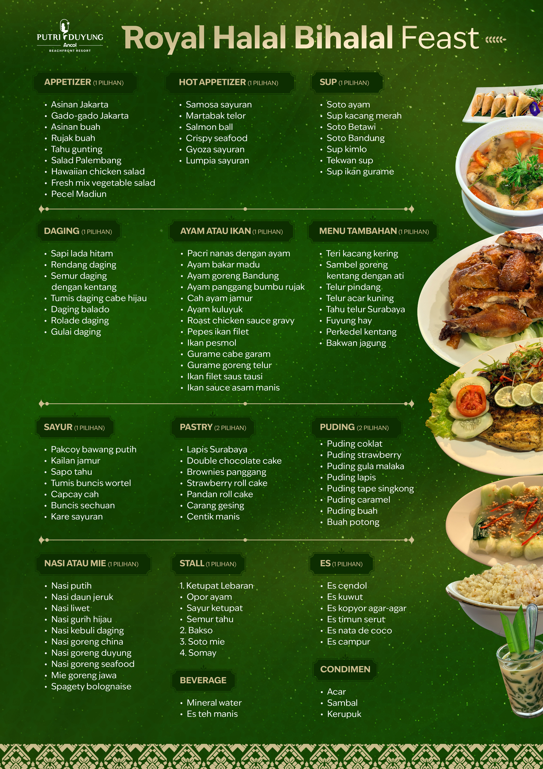 Halal Bihalal Lebaran di Nyiur Resto Putri Duyung Ancol: Buffet Spesial ...